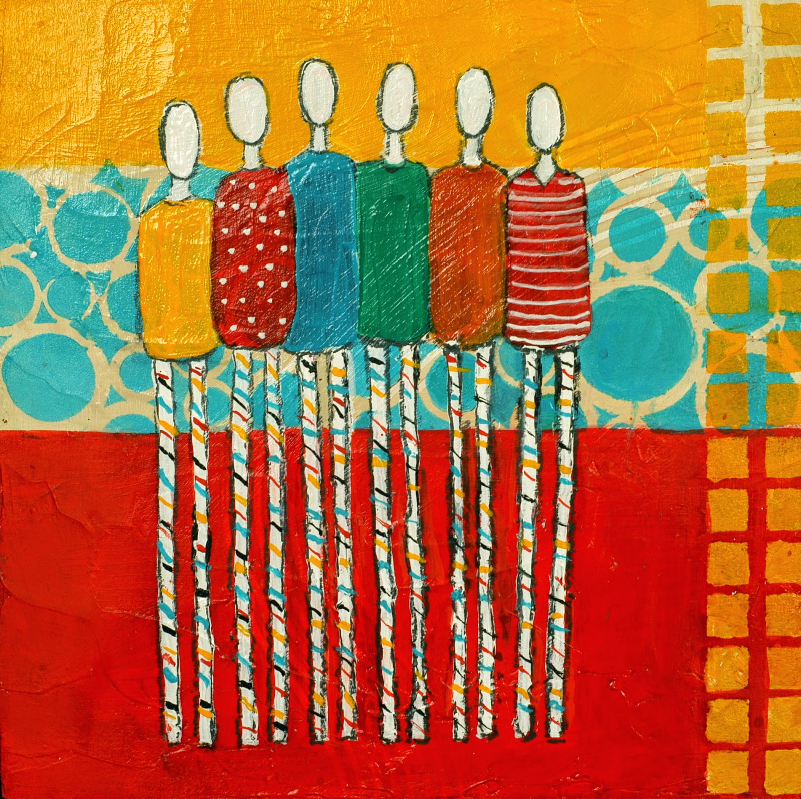 Joyful Art: Six Paintings of Six Sisters