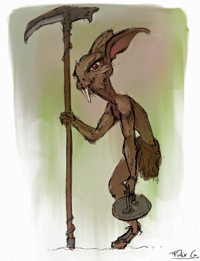 Felix's Drawings: Weird Bunny