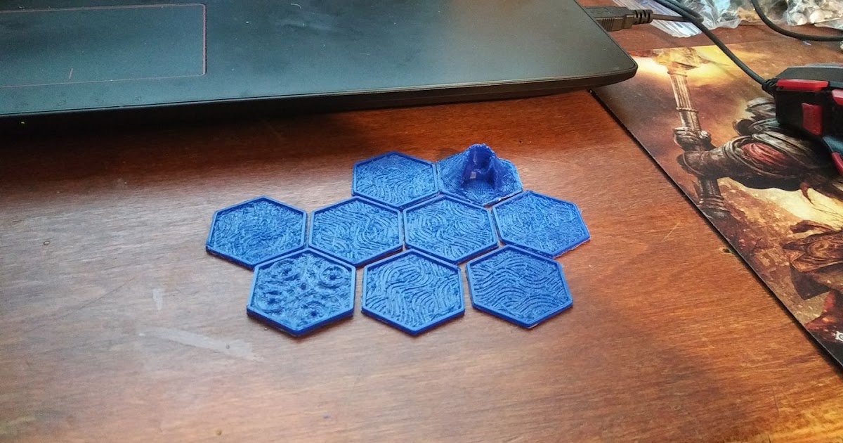 Adventures with Gun, Sabre & Horse: 3D Printed Hex Terrain Tiles for ...