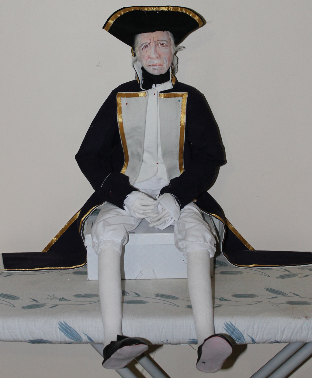 I Purr-Furr to Craft: Captain Cook Doll Continued.
