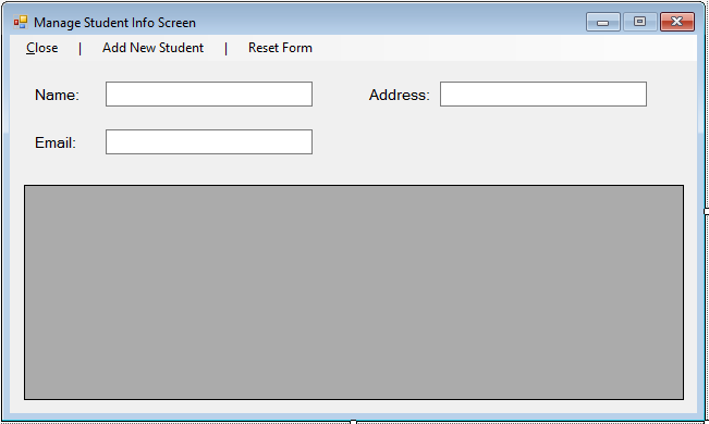 C# Database Tutorials Using Visual Studio 2015 (Code) - Manage Students ...