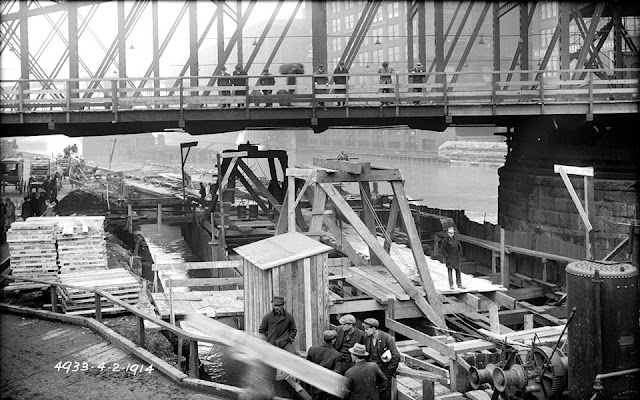 Industrial History: 1888 Jackson Boulevard Swing Bridge over the South ...