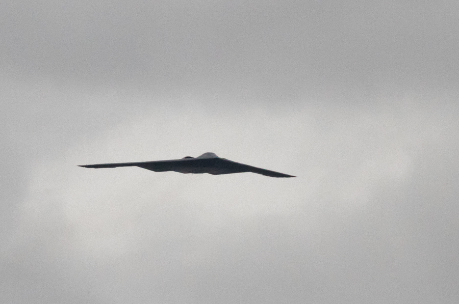 B-2 Stealth Bomber Flyover 01/02/2017