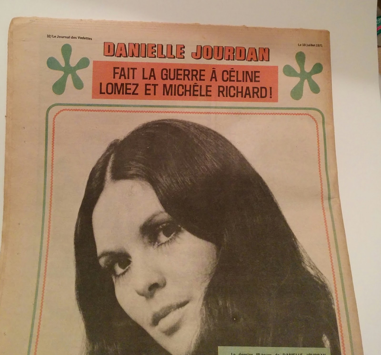 journal Marie-Reine Bellemare : Journal des Vedettes, 10 juillet 1971 ...