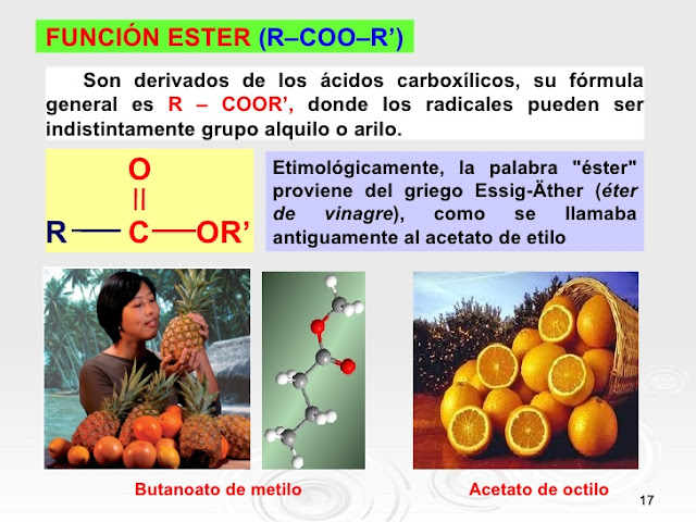 QUÍMICA ORGÁNICA EN ACCIÓN : ÉSTERES