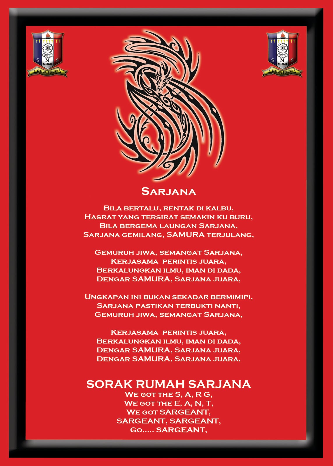 ASRAMA SM SAINS MUAR ~SAMURA~: Rumah Sarjana