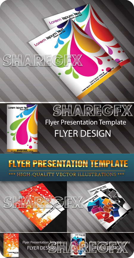 Flyer presentation template - Adobe Plus