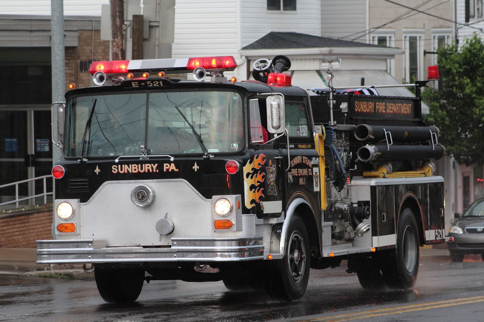 Friendship Fire Company Kicks Off Block Party with Fire Truck Parade