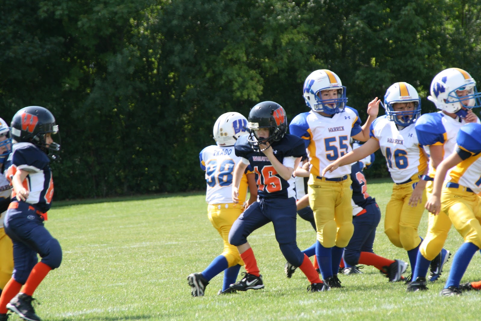 Wheaton Rams Team Black 73lbs: Wheaton Bowl vs. Warren