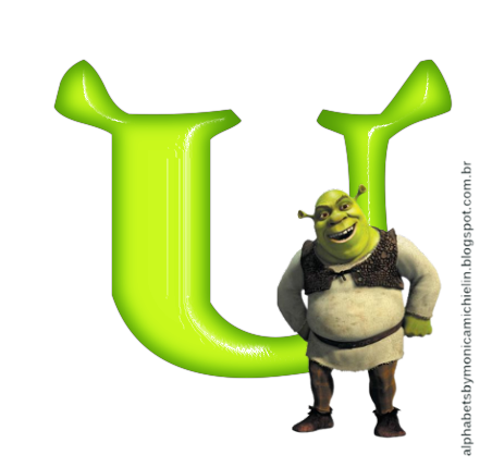 M. Michielin Alphabets: ALFABETO #SHREK (SHREK ALPHABETO PNG )