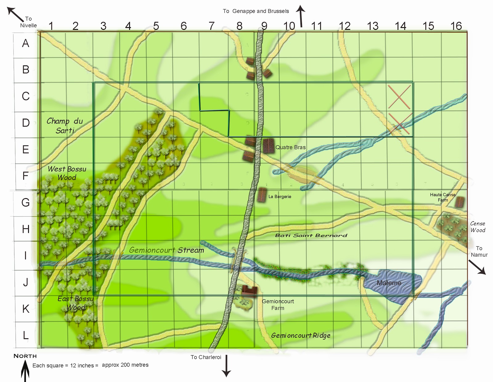 Not just old school wargaming: West Country Quatre Bras: Wargame ...