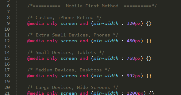 Bootstrap Responsive Media Queries CSS Tips Bootstrap Responsive Media Queries CSS Tips