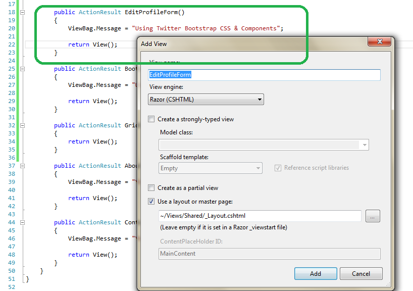 The ASP.NET MVC Club: Step by step how to use the Edit Profile Bootdey ...