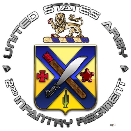 Military Insignia 3D : 1st, 2nd & 3rd U.S. Army Infantry Regiments