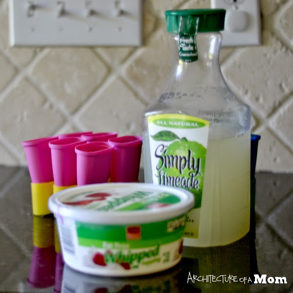 Architecture of a Mom: Creamy Lime Popsicles { Two Ingredients }