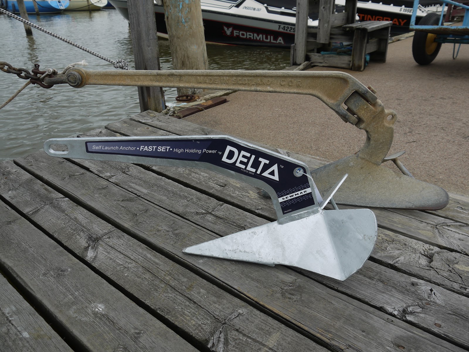 New Delta anchor - S/Y Dolphin Dance
