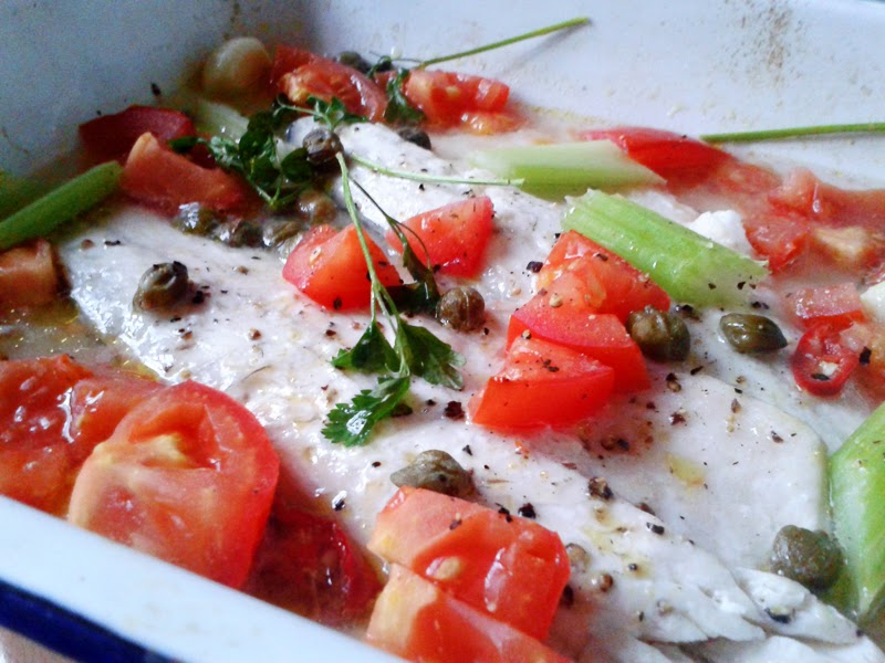 RECIPE: Pesce all' aqua pazza - The Graphic Foodie | Brighton Food Blog ...