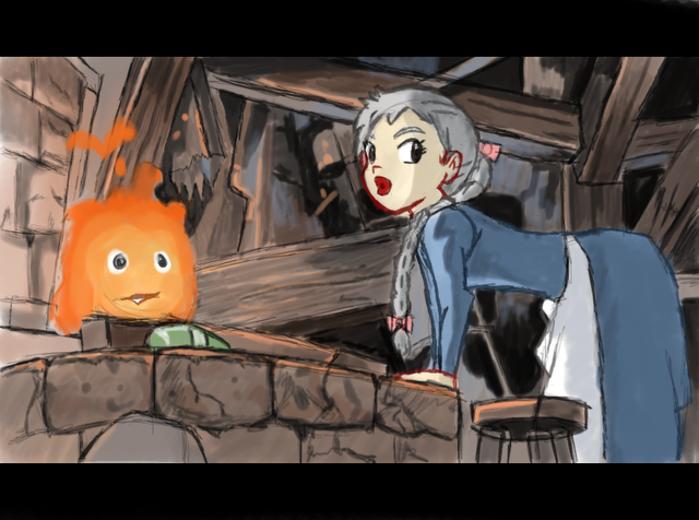 RetroRobosan's Blog: Howl's Moving Castle - "A fire with more Spark"