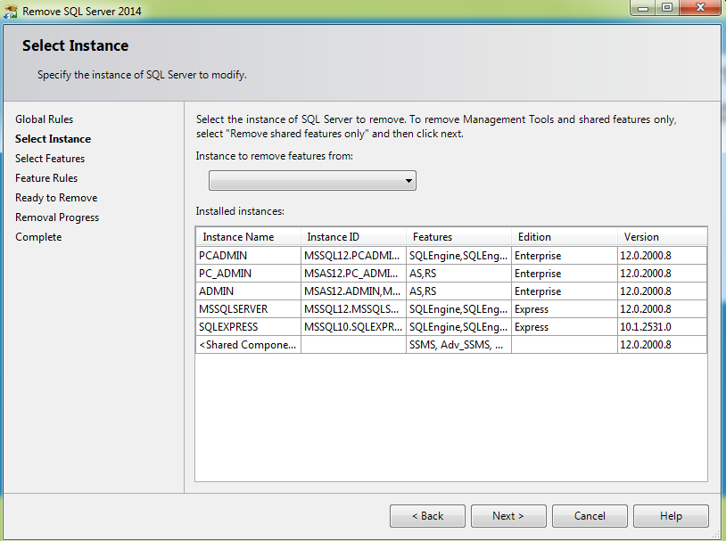 CARA UNINSTALL SQL SERVER 2014 HOW TO UNINSTALL SQL 2014 ~ langsungkoding