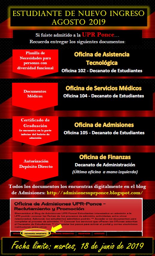 Oficina de Admisiones UPR-Ponce - Reclutamiento y Promoción