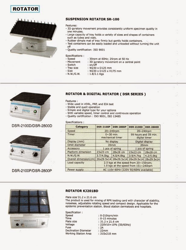 Alat Kesehatan dan Laboratorium: ROTATOR TAIWAN - Alat Laboratorium