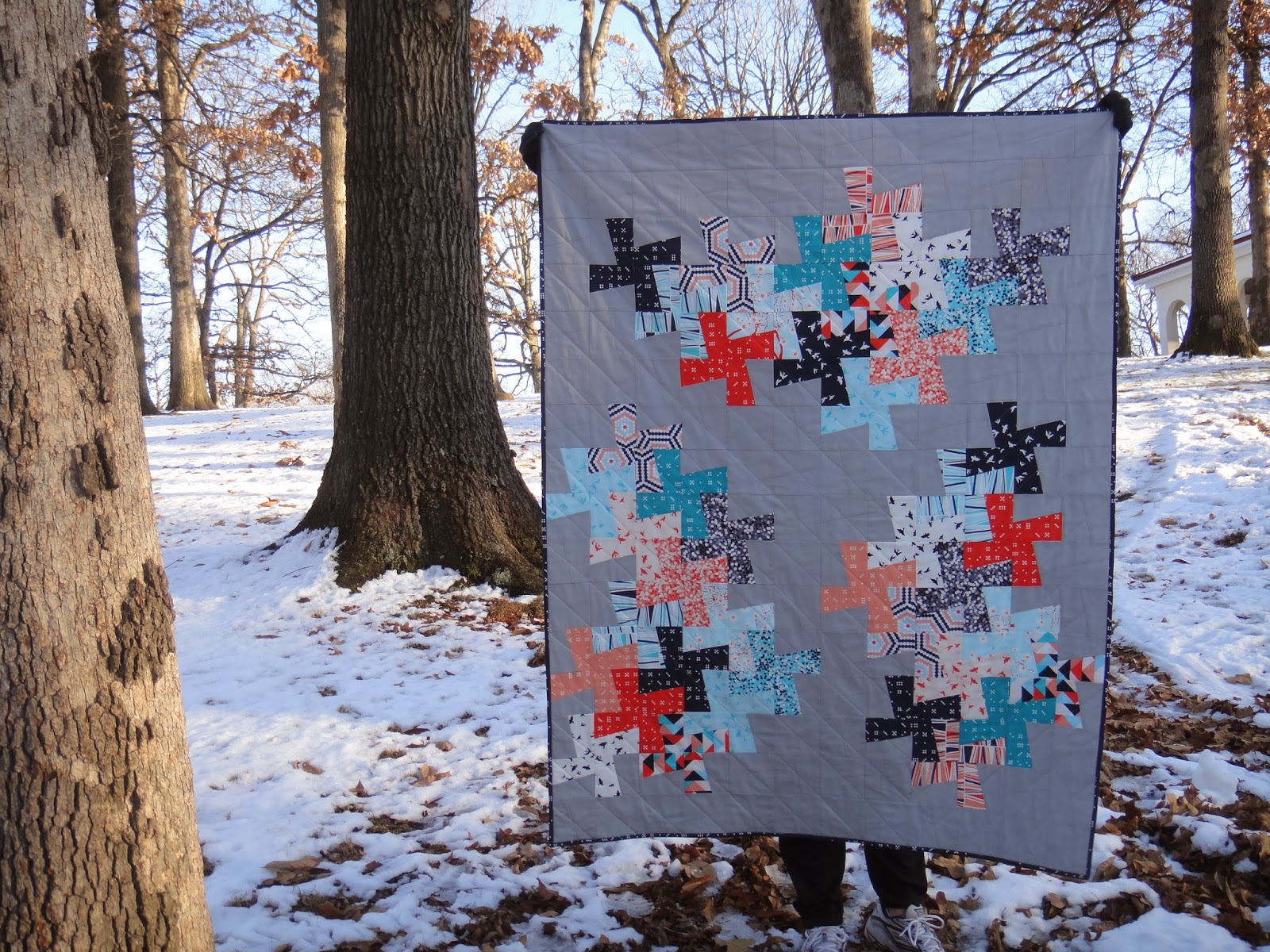 A Blue Sky Kind of Life: Waterfront Park Quilt finished!