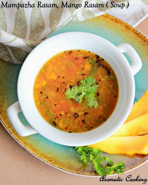 Aromatic Cooking: Mampazha Rasam, Mango Rasam ( Soup )