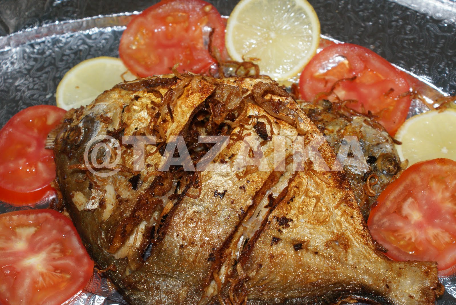 FOOD CAPITAL: FRIED SILVER POMFRET-BLACKENED WITH SPICES AND FRIED!!!