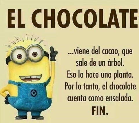 Vivir con humor es mejor: Chocolate