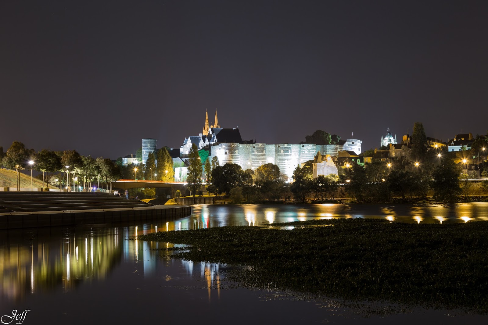 Angers vu de nuit - Ma belle région des Pays de la Loire