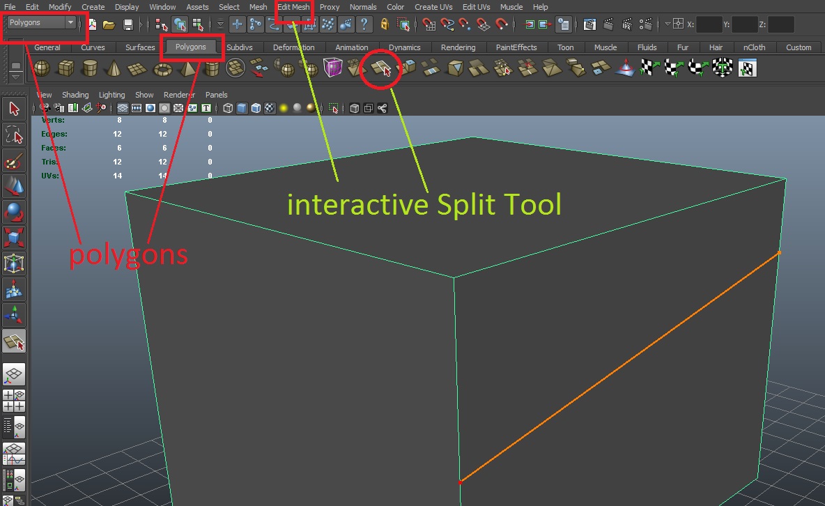 iVARIOUS: Maya. Split, Extrude, Merge