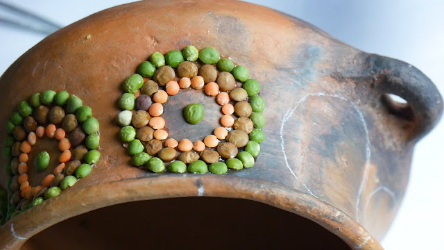 Traten de elegir las piezas de legumbres más parejas y observen ...