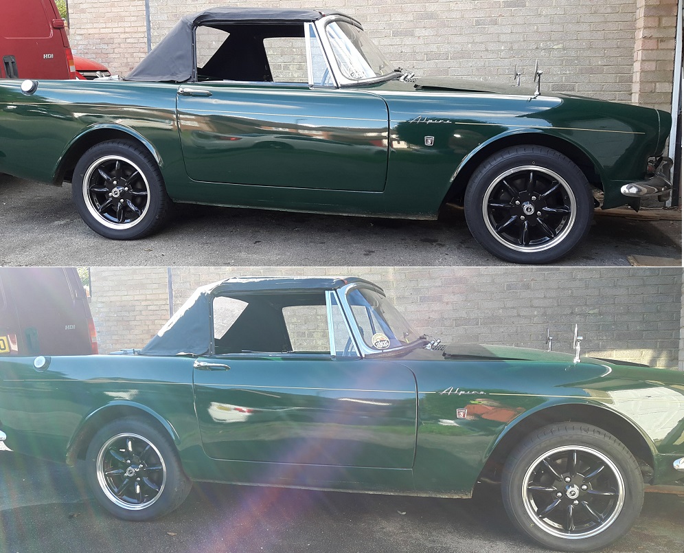 Sunbeam Alpine Series 3 conversion to V6 2.8: 2017