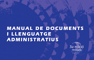 TRISNANT EL VALENCIÀ: Manual de llenguatge administratiu