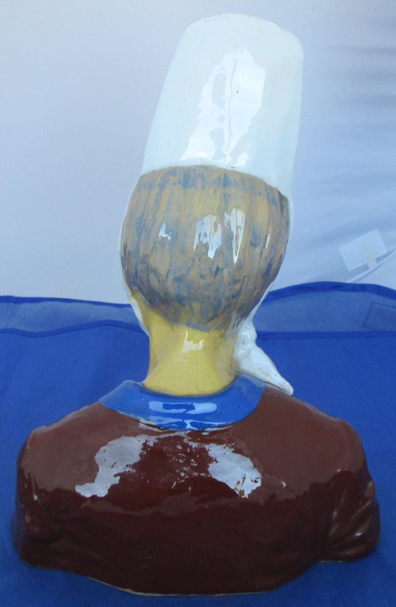 Malicorne Bust of a Bretonne by Paul Lecomte, circa 1930 "SOLD"