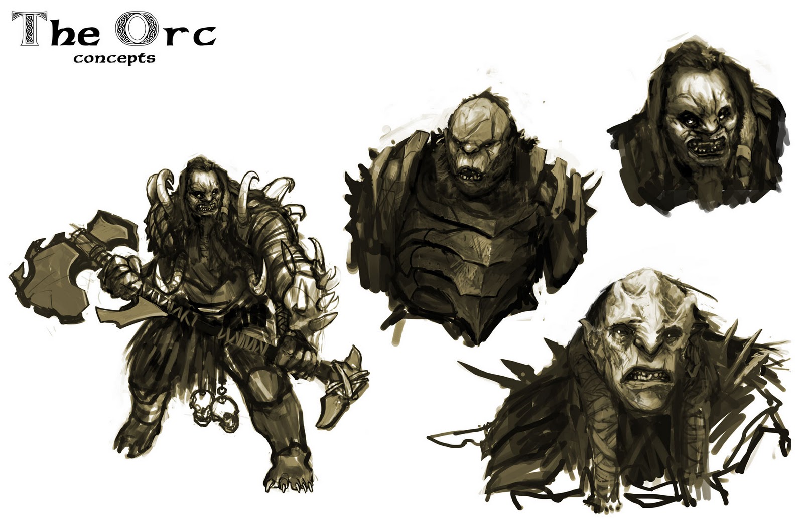 The Imagine Nation: Some Orc concept designs...