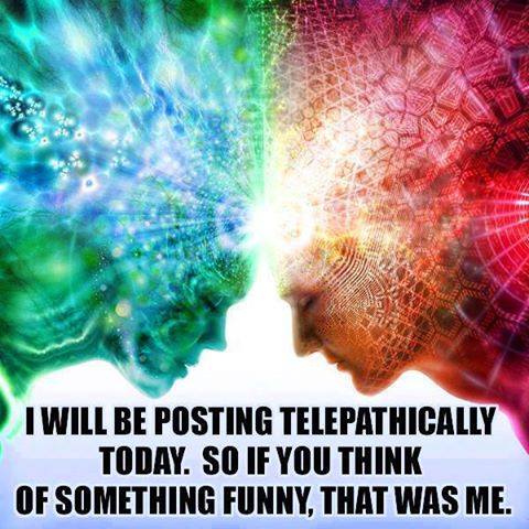 The Monkey Buddha: Telepathic Posting