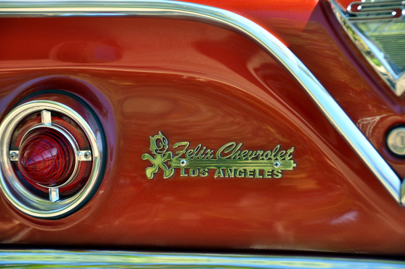 Just A Car Guy: Felix Chevrolet dealership tail tag