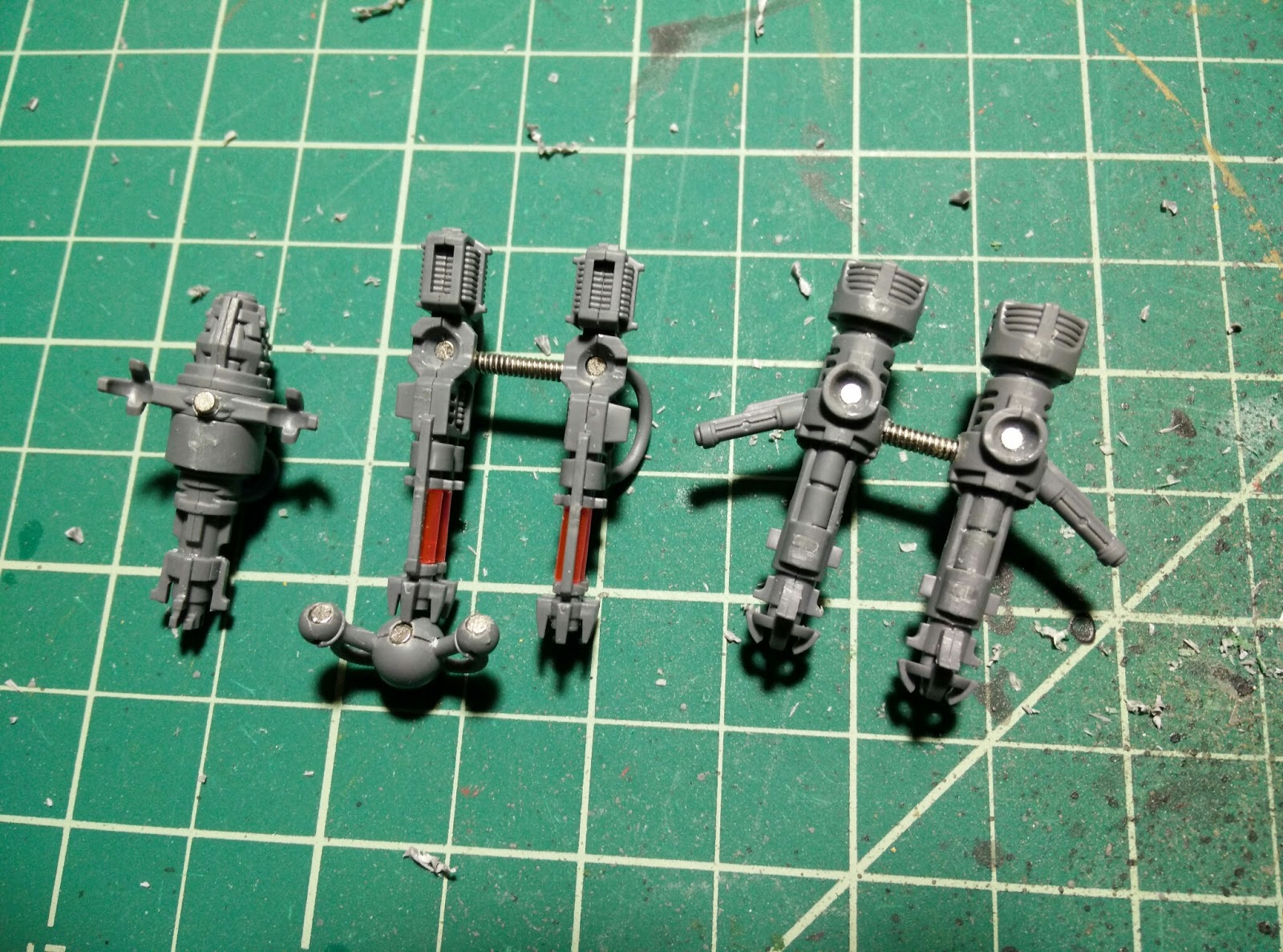 Necron Army Work in Progress pics: Tomb Blade Conversion and Magnetization