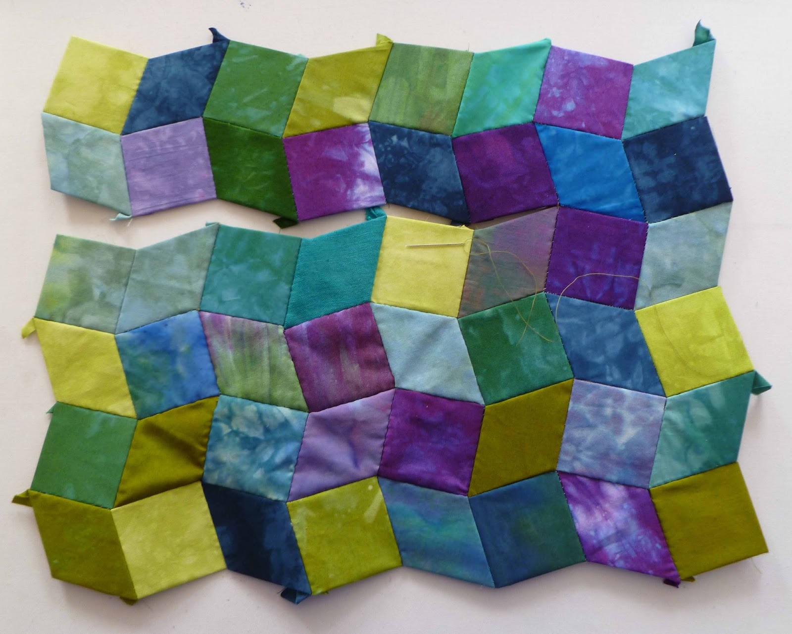 sew sew art: EPP is not a "flashy" subject