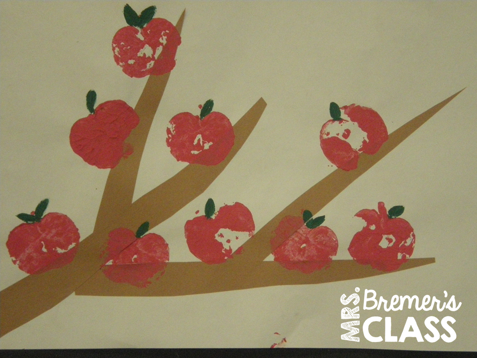 Fall Apple Art {and Color Mixing Activities} | Mrs. Bremer's Class
