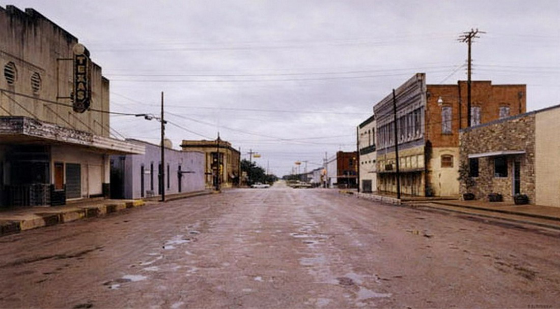 El arte es su máxima expresión : Calles bonitas en acrílico, pueblos ...