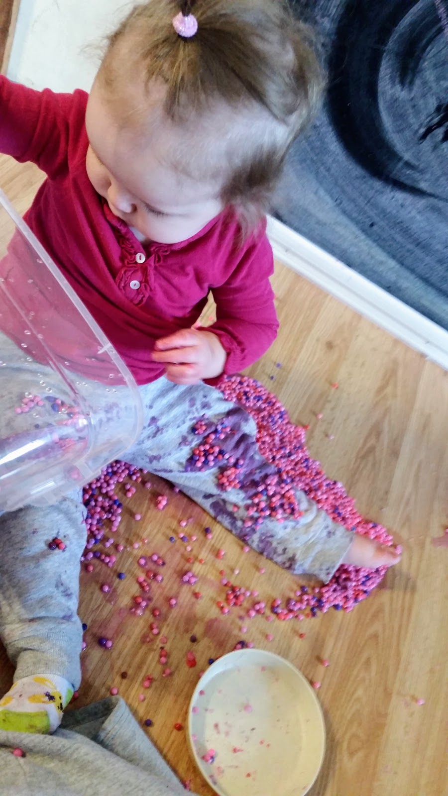Sweetest Days of Childhood: Tapioca Pearl Sensory Play!