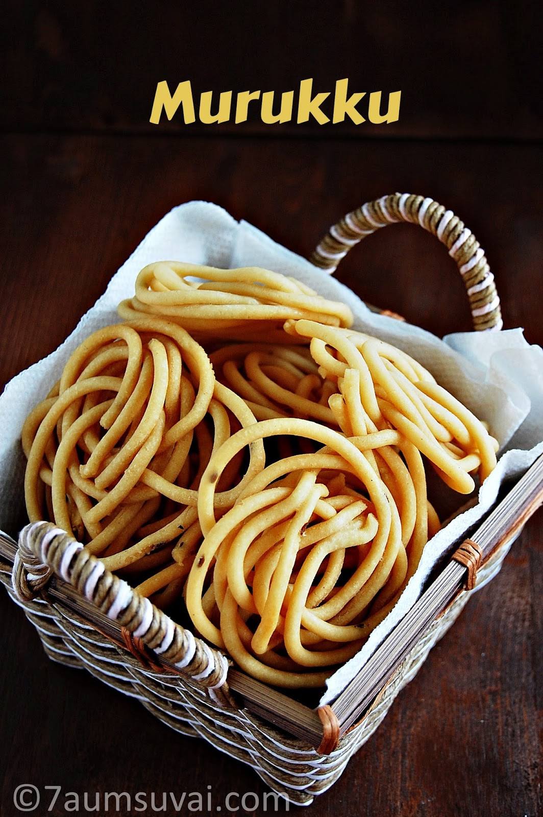Murukku / முறுக்கு with video | 7aum Suvai
