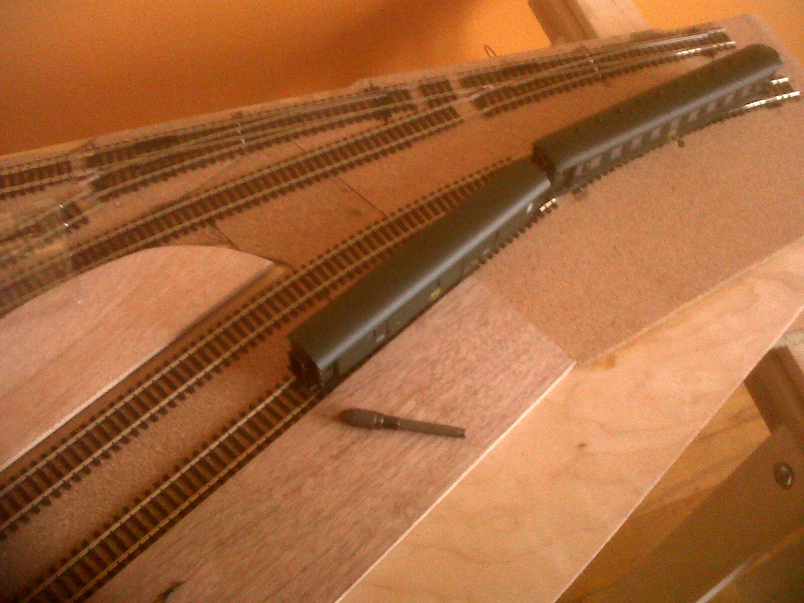 French Model Railway: Pinning down some track