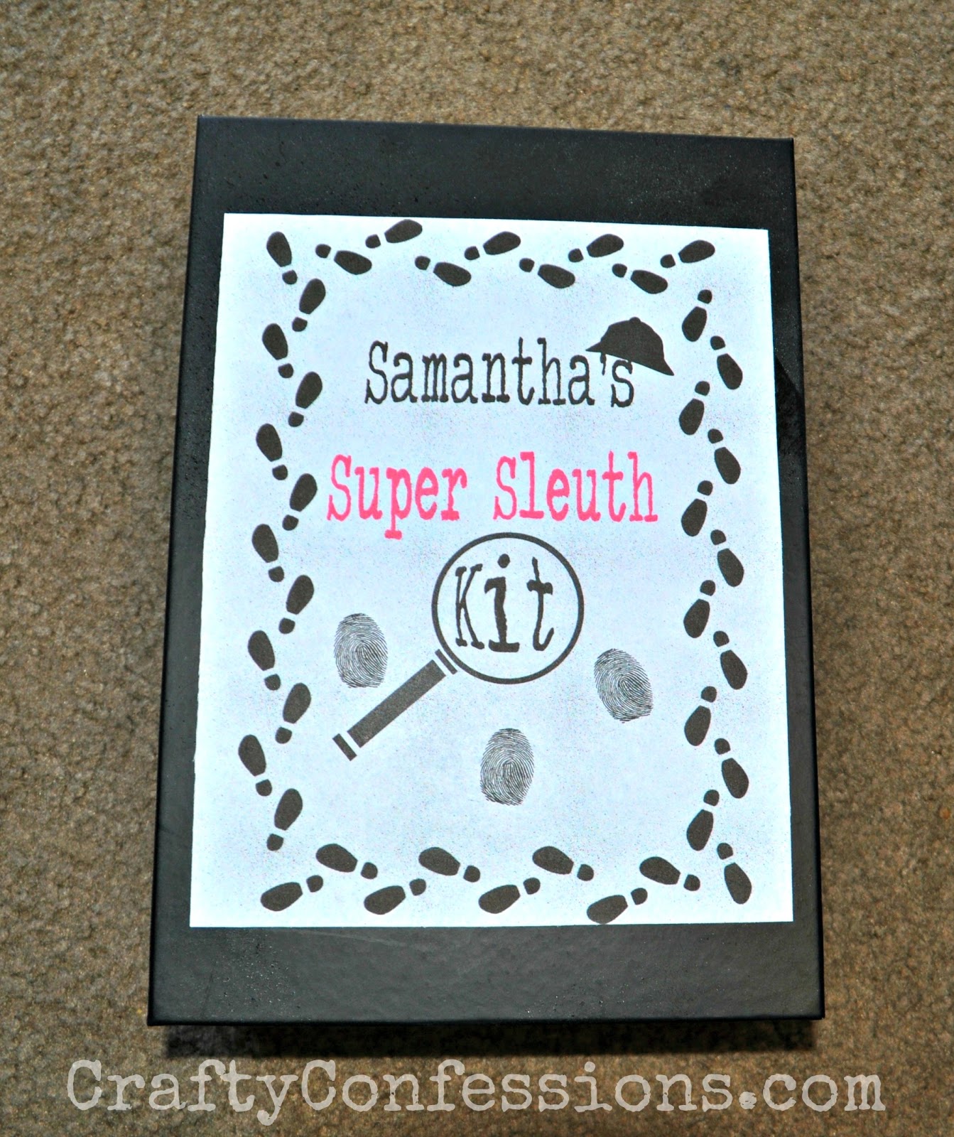 Crafty Confessions of a Brainy Mom: DIY Detective Kit