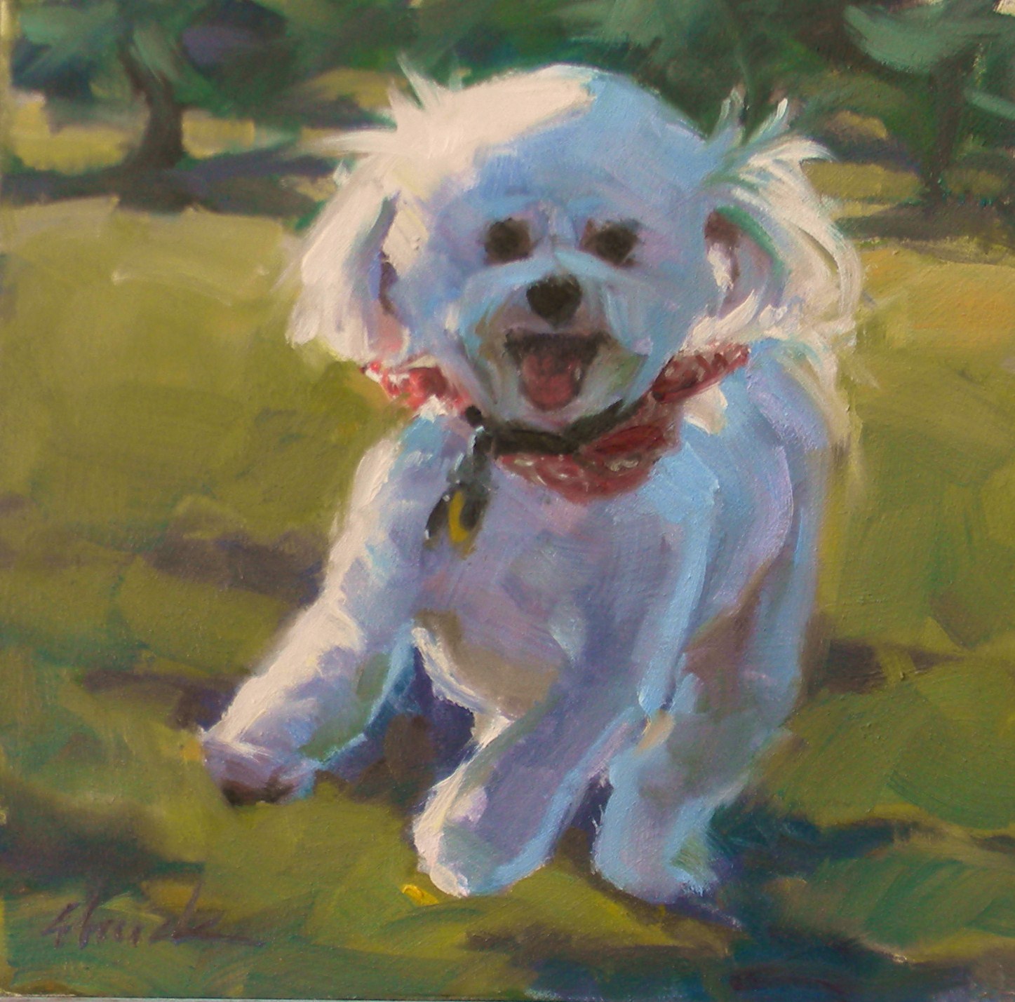 Today's Painting: Happy Guy