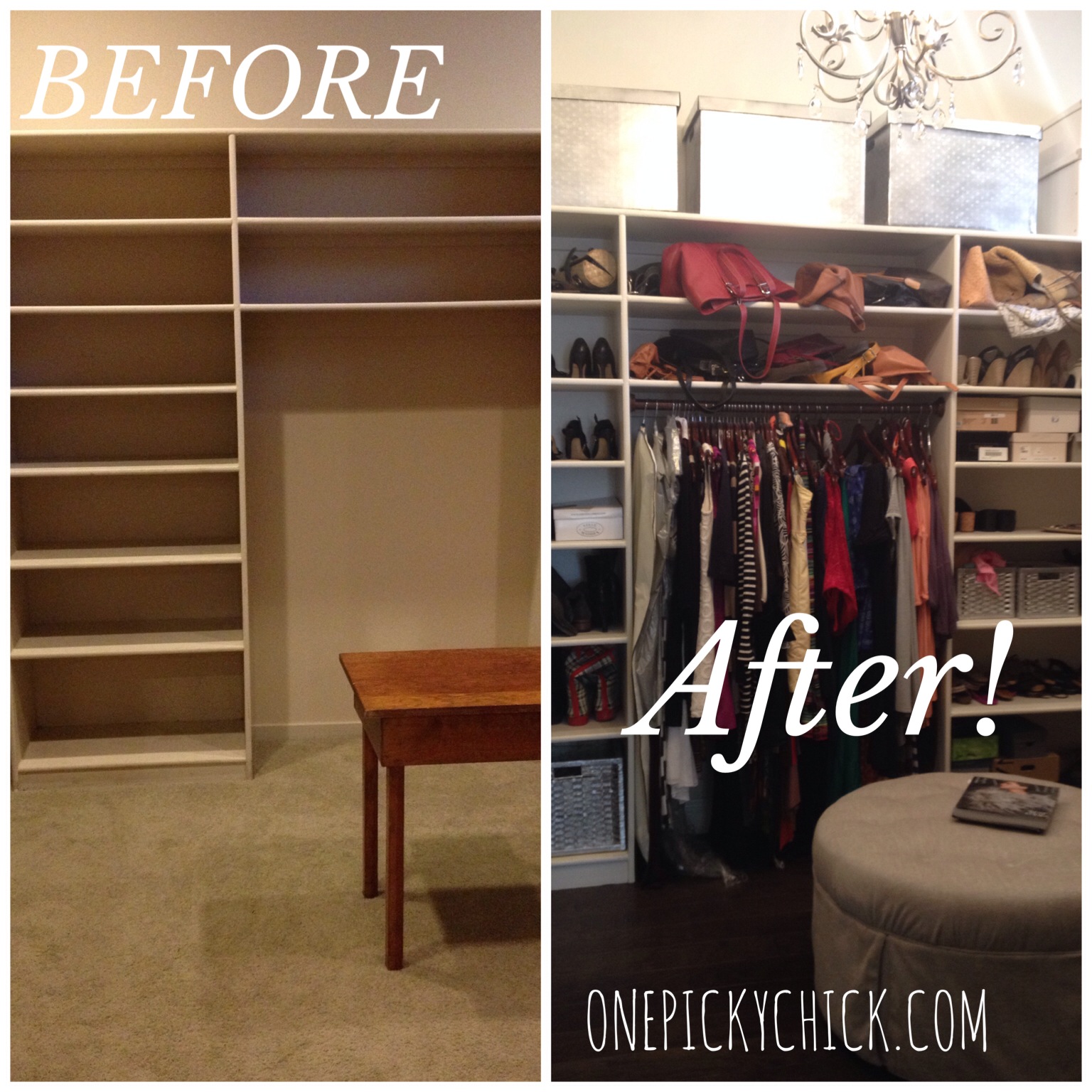 10 Tips for A DIY Dream Closet | One Picky Chick