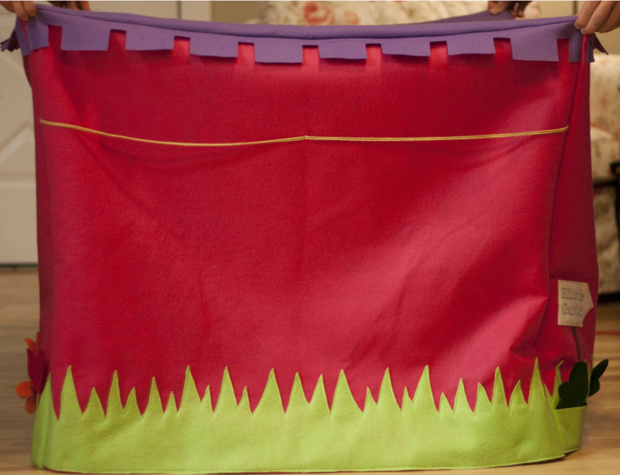 Card Table Felt Playhouse: Phase 1