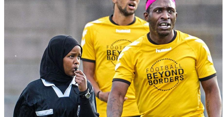 Medeshi News: Somali-born girl became a referee of men’s football in ...